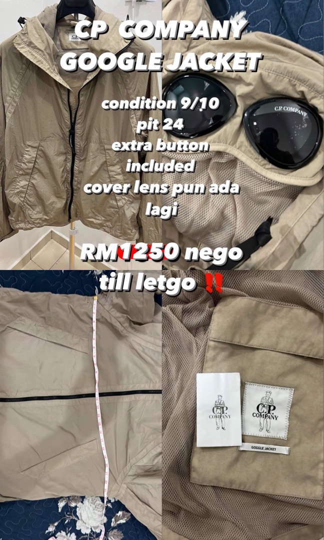 CP COMPANY GOOGLE JACKET, Men's Fashion, Coats, Jackets and Outerwear ...