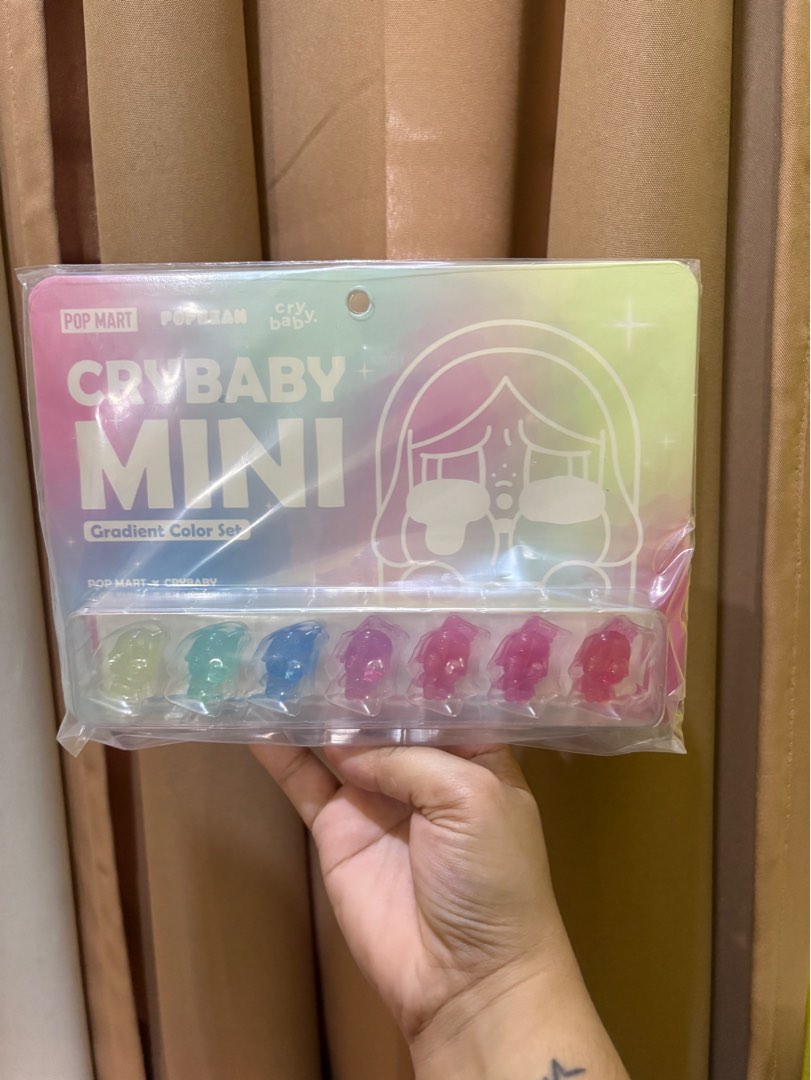 Cry Baby Mini Popbean (Gradient Color Set) Glow in the dark, Hobbies ...
