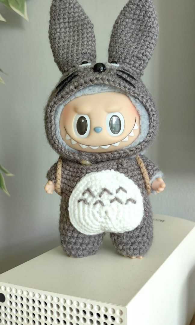 Customized Labubu Clothes - Totoro [Handmade], Hobbies & Toys ...