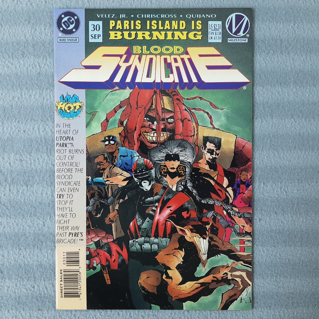 Blood Syndicate #30 (DC/Milestone Comics) Ivan Velez Jr, Chriscross ...