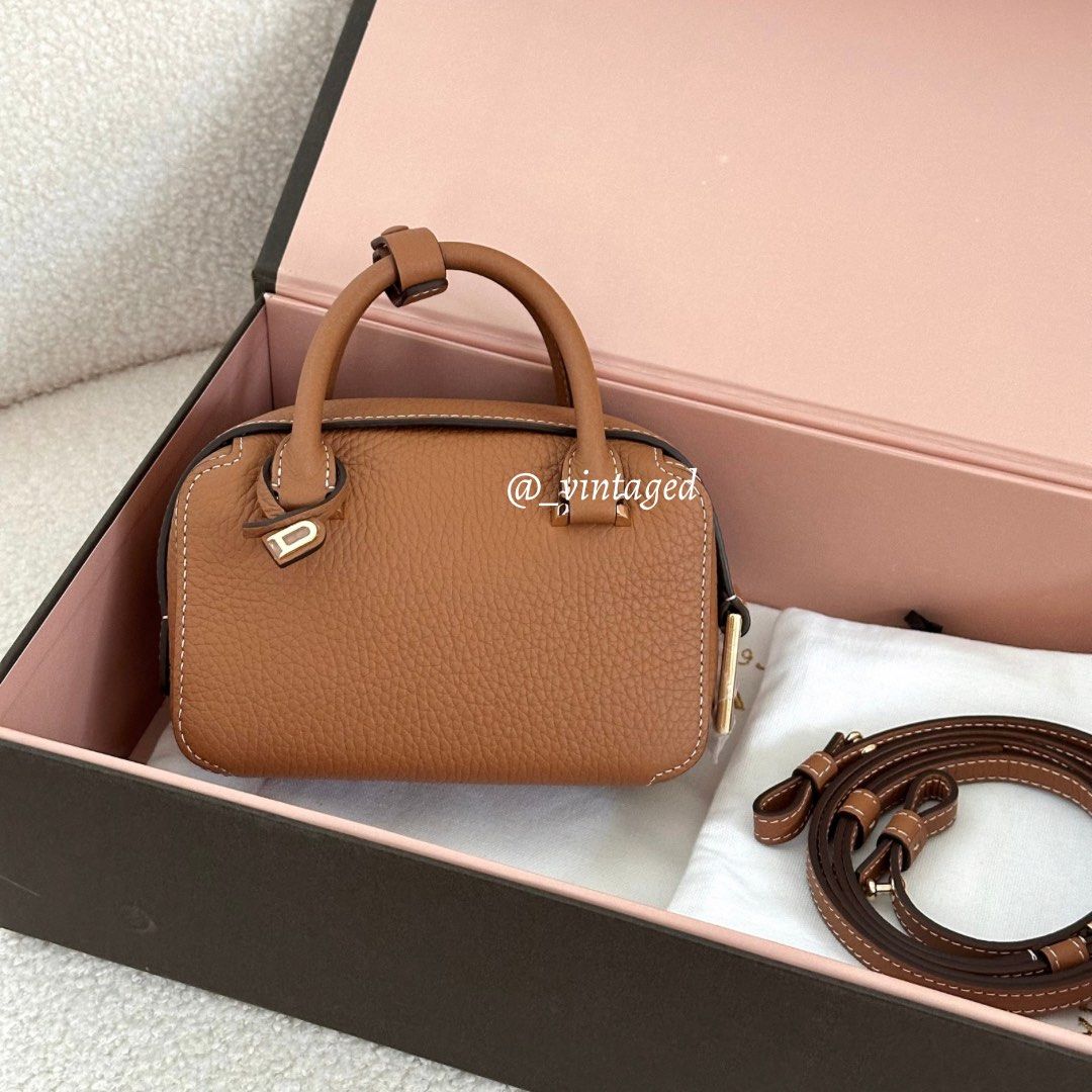 Delvaux Nano Cool Box in Vegetal Taurillon Leather GHW, Luxury, Bags ...