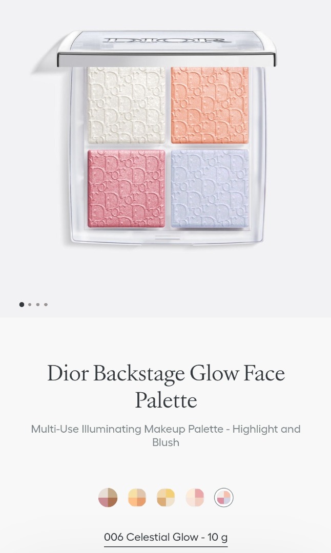 Dior Backstage Glow Face Palette Limited Edition celestial glow, Beauty & Personal Care, Face ...