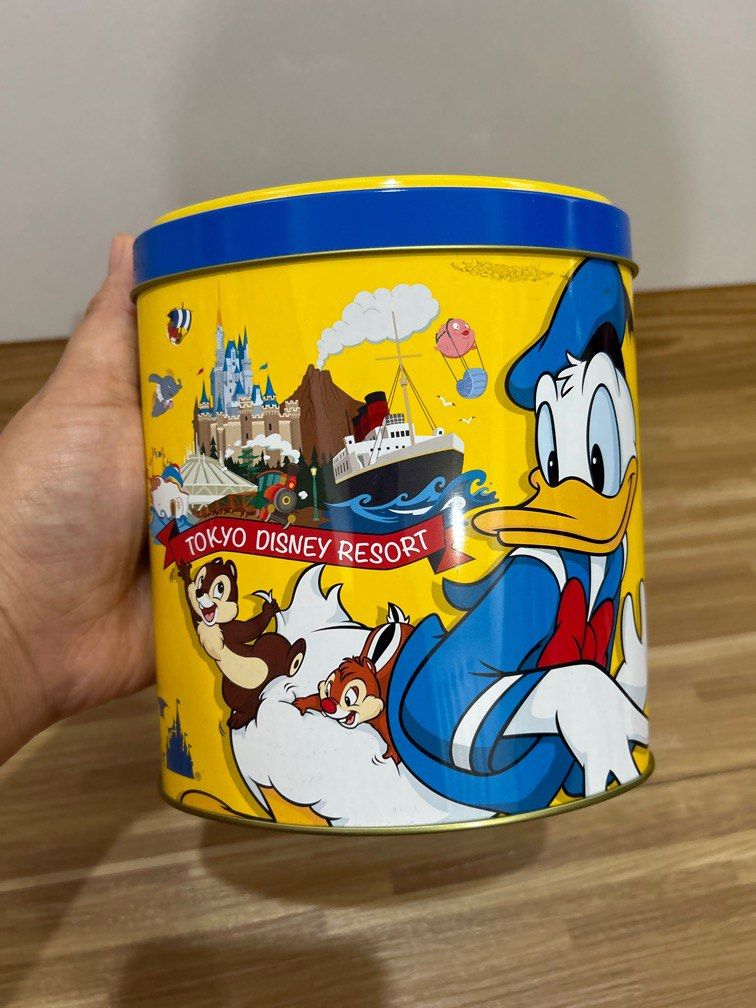 Donald Duck Disney Tin Kaleng Kotak Box, Toys & Collectibles, Lainnya ...