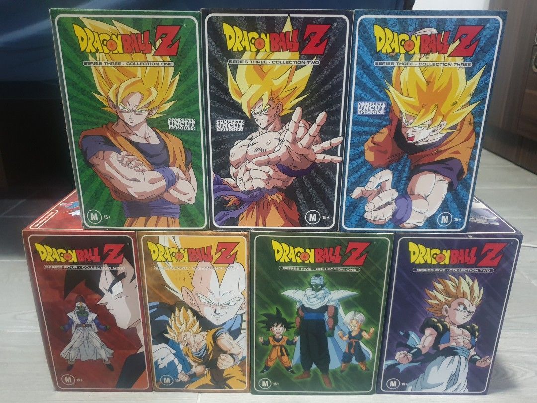 DVD box set DBZ Dragon Ball Z Androids Perfect Cell Majib Buu saga son ...