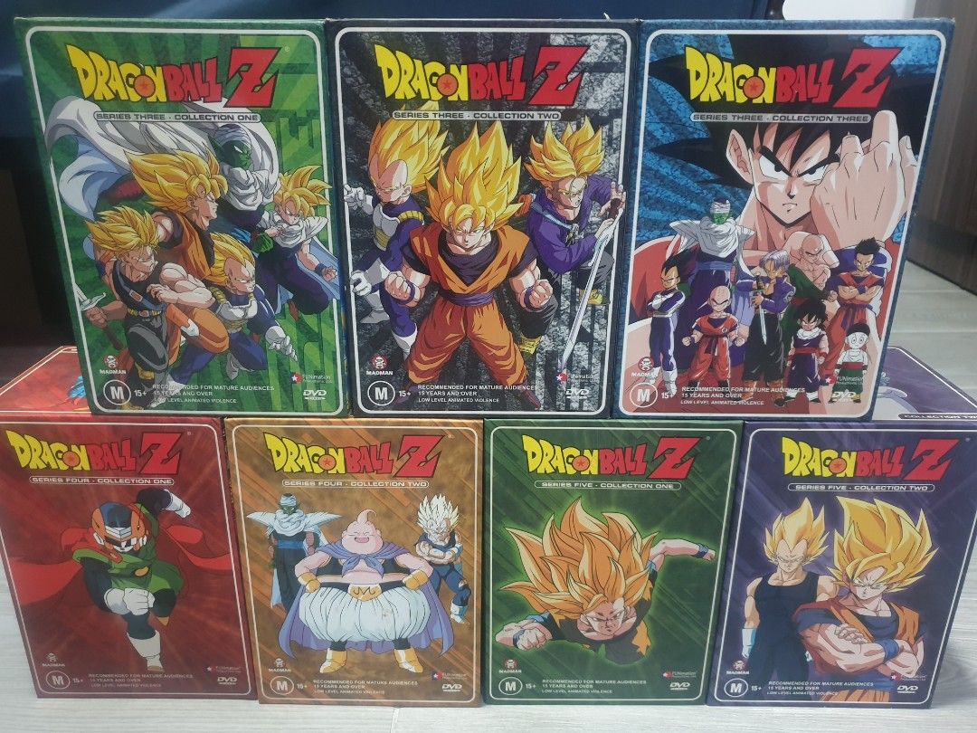 DVD box set DBZ Dragon Ball Z Androids Perfect Cell Majib Buu saga son ...