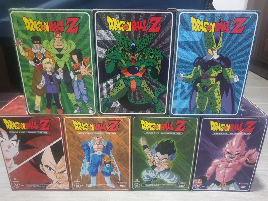 DVD box set DBZ Dragon Ball Z Androids Perfect Cell Majib Buu saga son ...