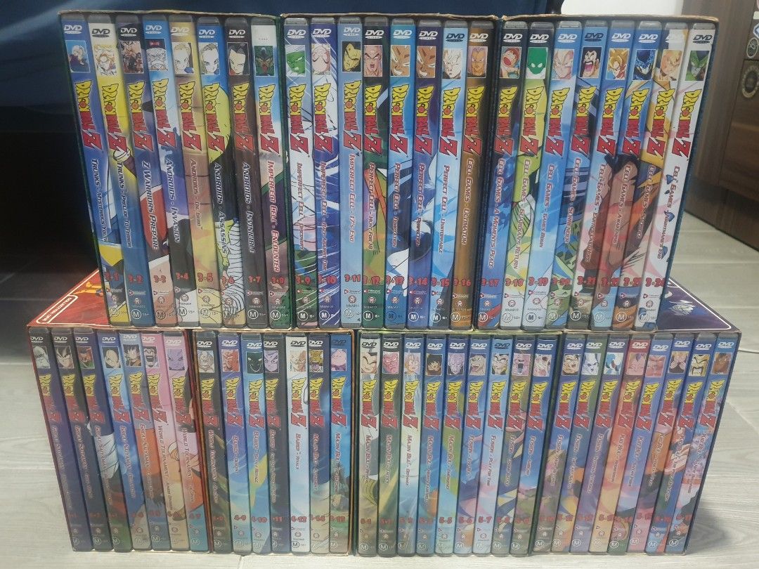 DVD box set DBZ Dragon Ball Z Androids Perfect Cell Majib Buu saga son ...