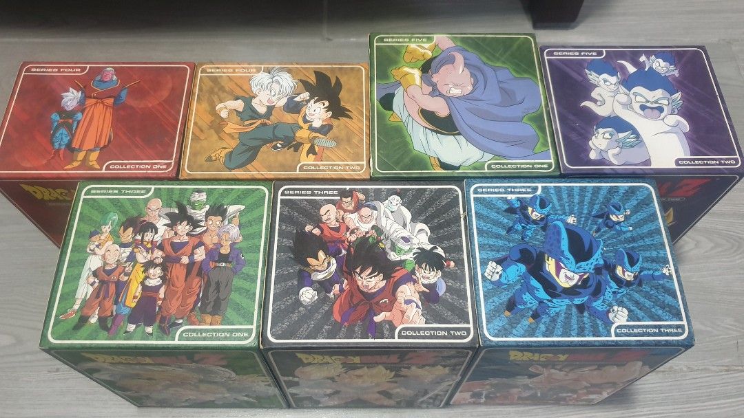 DVD box set DBZ Dragon Ball Z Androids Perfect Cell Majib Buu saga son ...