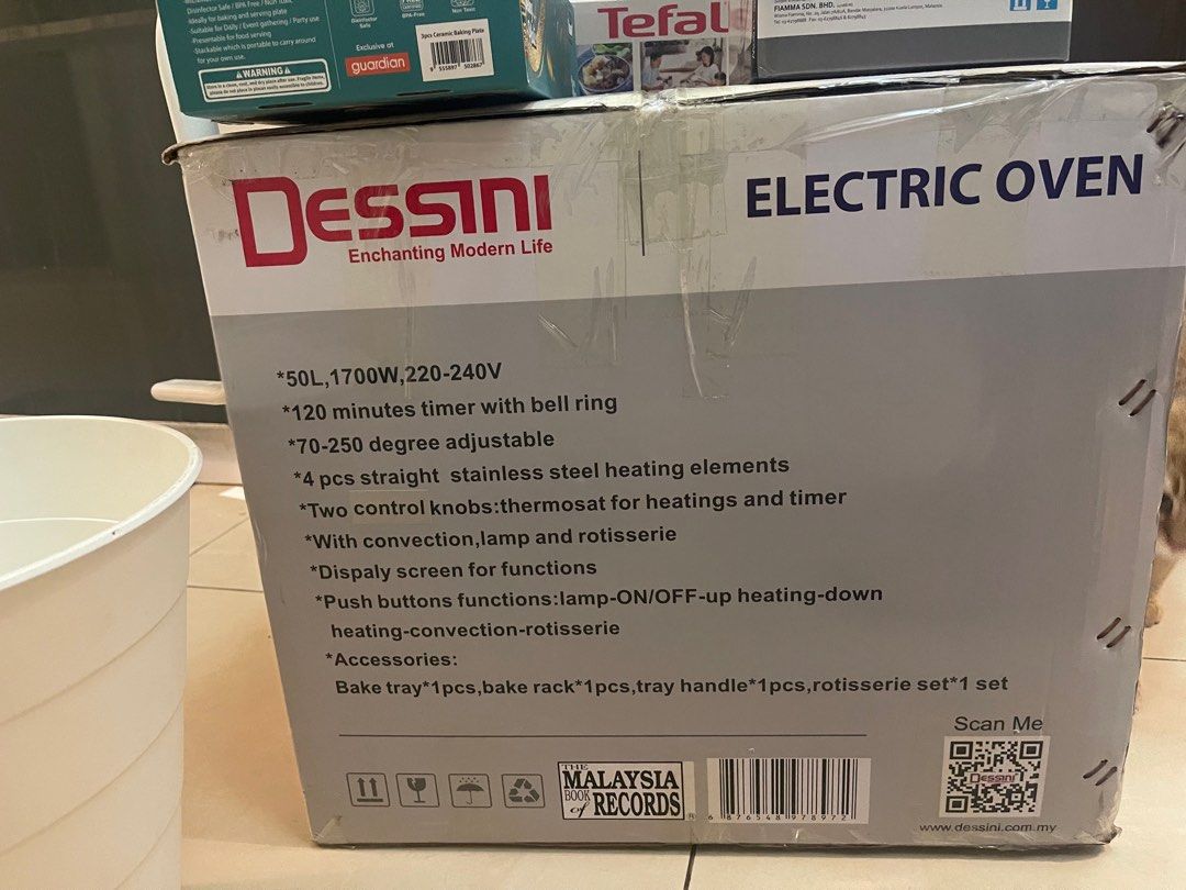 Electric Oven (Dessini), TV & Home Appliances, Kitchen Appliances ...