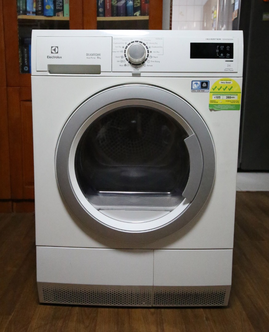 ELECTROLUX EDH3786GDW HEAT PUMP DRYER(8kg), TV & Home Appliances ...