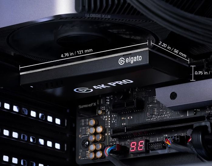 Elgato 4K PRO PCIe Video Game Capture Card 8K60 4K60 HDR10, Elektronik ...