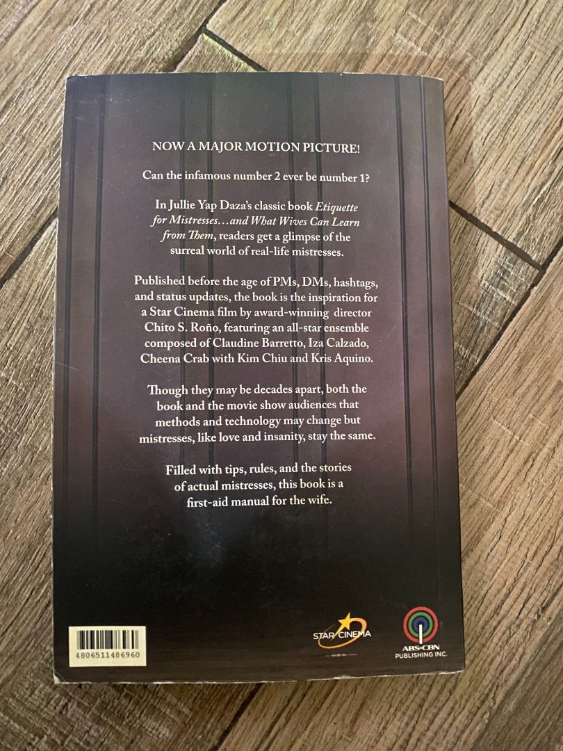 FREEBIE: julie yap daza - etiquette for mistresses, Hobbies & Toys ...