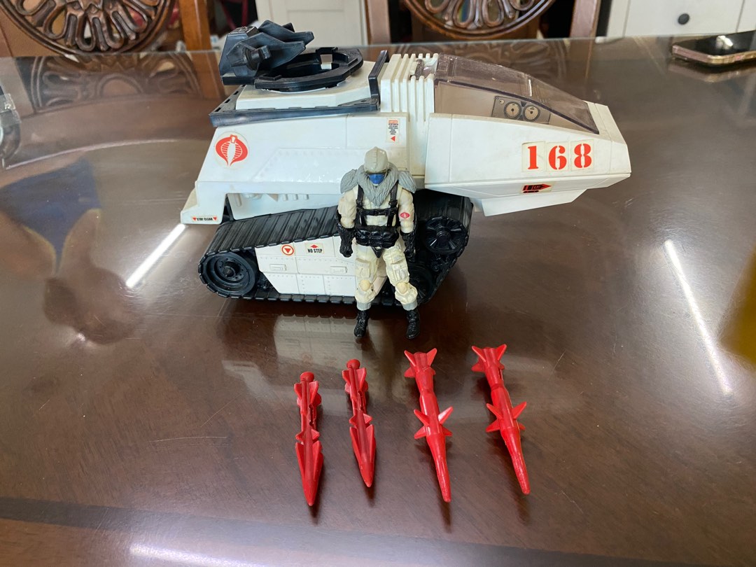 GI Joe Cobra Arctic HISS Tank Vehicle 2008 Driver 4" Figure Box 25th ...