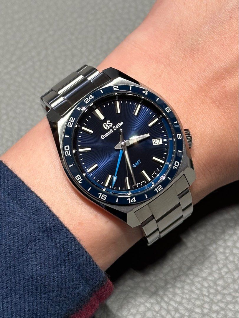 Grand Seiko 9F GMT SBGN021, Men's Fashion, Watches & Accessories ...