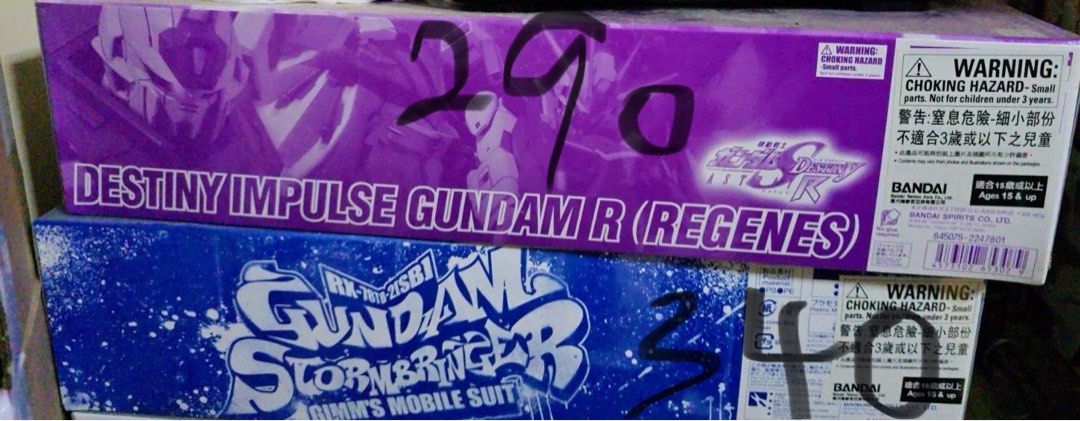Gundam hg pale rider cavalry, mg destiny impulse regenes, mg ...