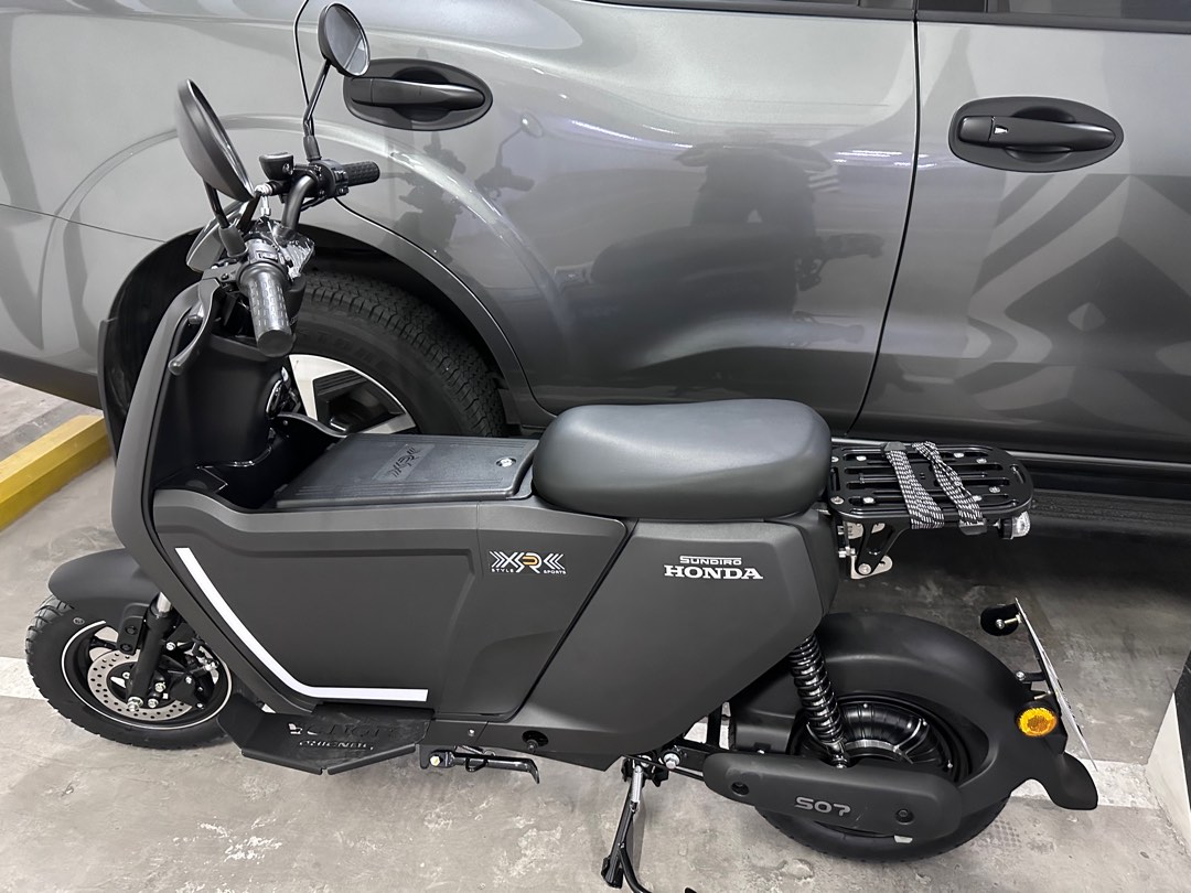 Honda Sundiro S07 e-Bike, Color: Matte Black, Boosted unit at 55 kph ...