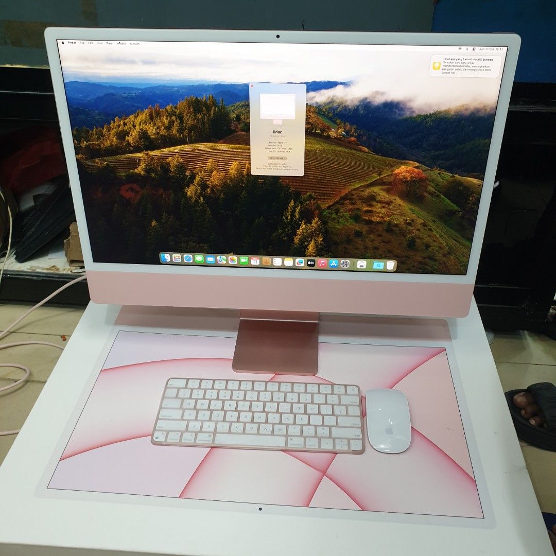 iMac M1 | 8GB | 256GB | 24 inch Retina Display 4.5K | Garansi Resmi ...