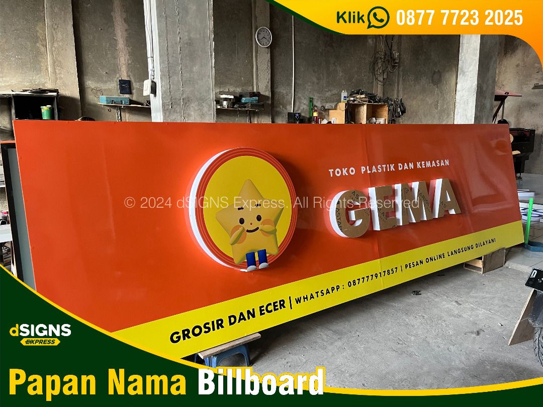 Jasa Pasang Billboard dan Plang Toko Purwakarta, Desain & Kerajinan ...