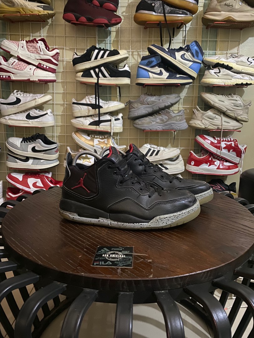 Jordan Courtside 23 Black Cement ( GS ) Second Original, Fesyen Pria ...