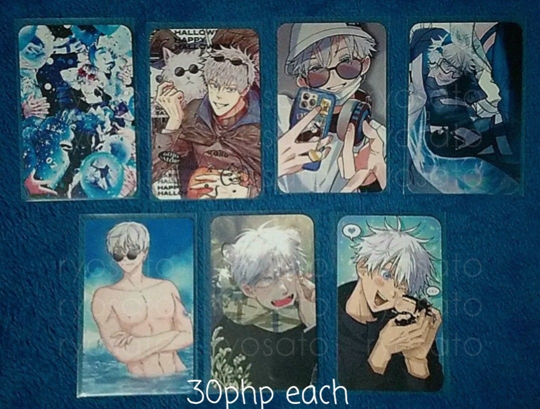 [jujutsu kaisen jjk] gojo satoru photocard fan merch (w/ geto, shoko ...