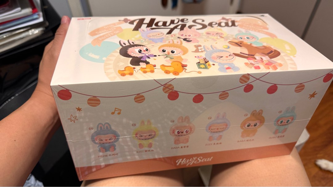 Labubu full set v2 Have a Seat, Hobbies & Toys, Toys & Games on Carousell