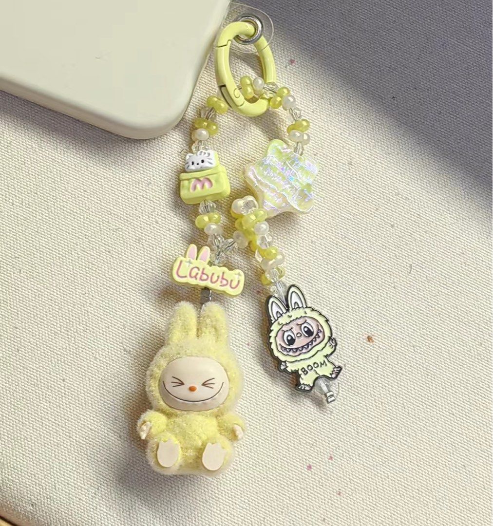 Labubu keychain/Labubu handphone strap, Mobile Phones & Gadgets, Mobile ...