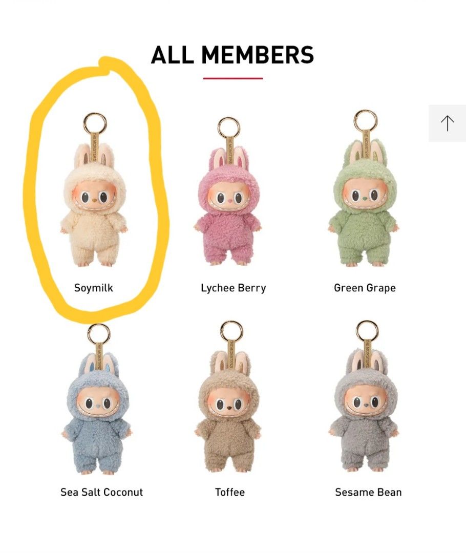 Labubu Soy milk Authentic Popmart, Hobbies & Toys, Toys & Games on ...