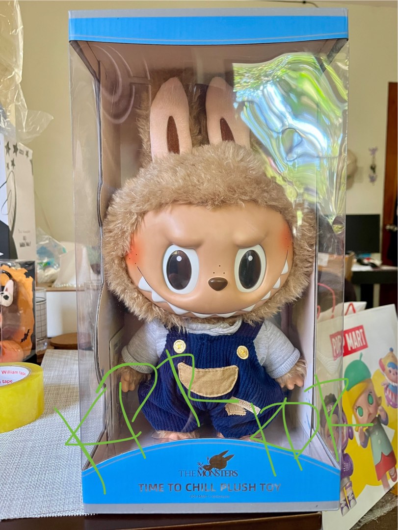 Labubu Time To Chill, Hobbies & Toys, Toys & Games on Carousell