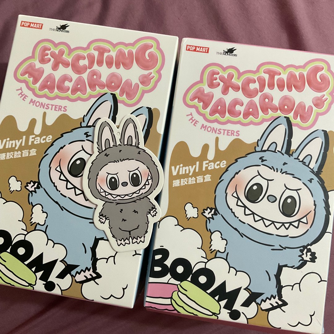 Labubu v1 Macaron Sesame Bean Sea Sal Coconut, Everything Else, Others on Carousell