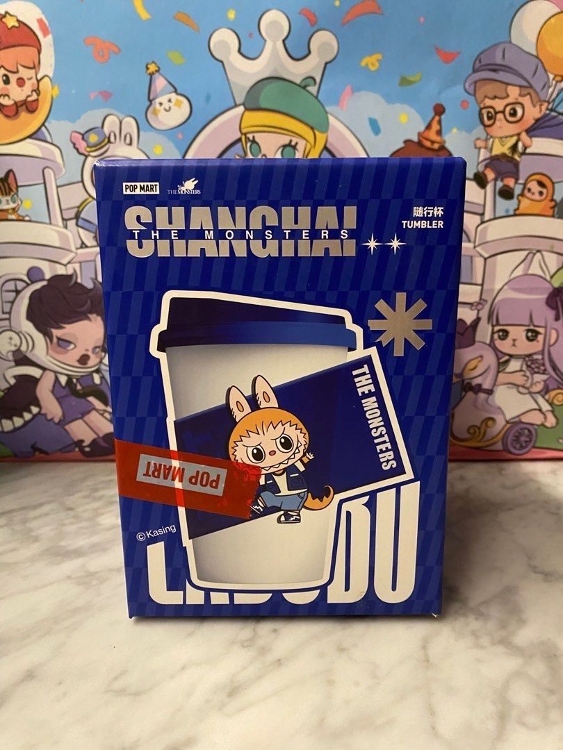 LABUBU x POPMART SHANGHAI Exclusive Tumbler, Hobbies & Toys, Toys ...