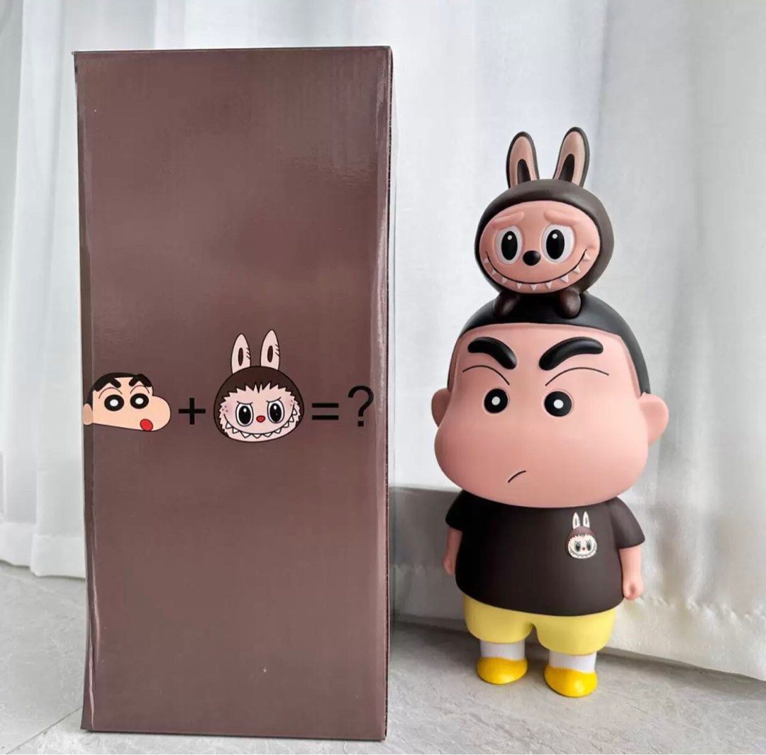 LABUBU X SHIN CHAN, Hobbies & Toys, Toys & Games on Carousell