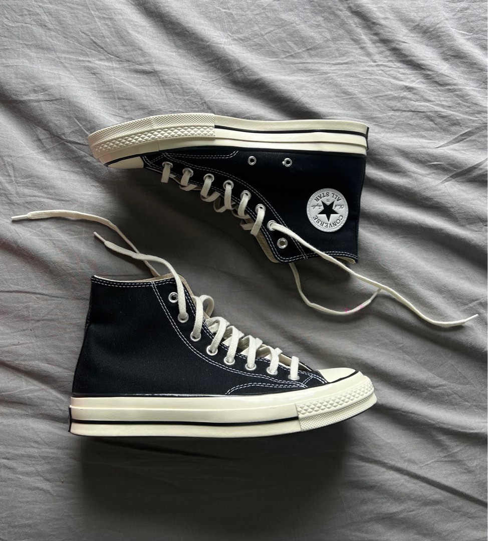 LEGIT/AUTHENTIC CONVERSE CHUCK 70S BLACK HIGH, Men's Fashion, Footwear ...