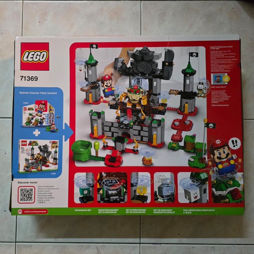 LEGO Super Mario Bowser's Castle Boss Battle Set 71369 (Brand New ...