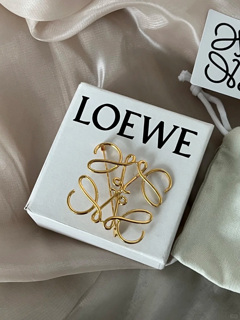 Loewe brooch, Women's Fashion, Jewelry & Organizers, Brooches on Carousell