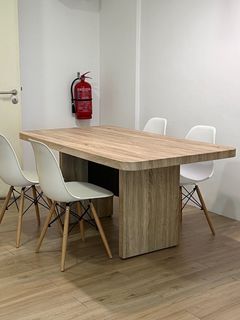 Long Dining Table 4 - 6 pax Seater , Furniture & Home Living, Furniture ...