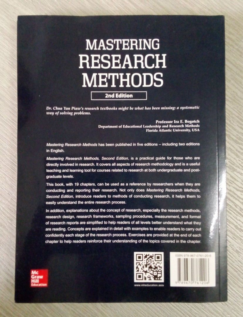 Mastering Research Methods, Hobbies & Toys, Books & Magazines ...