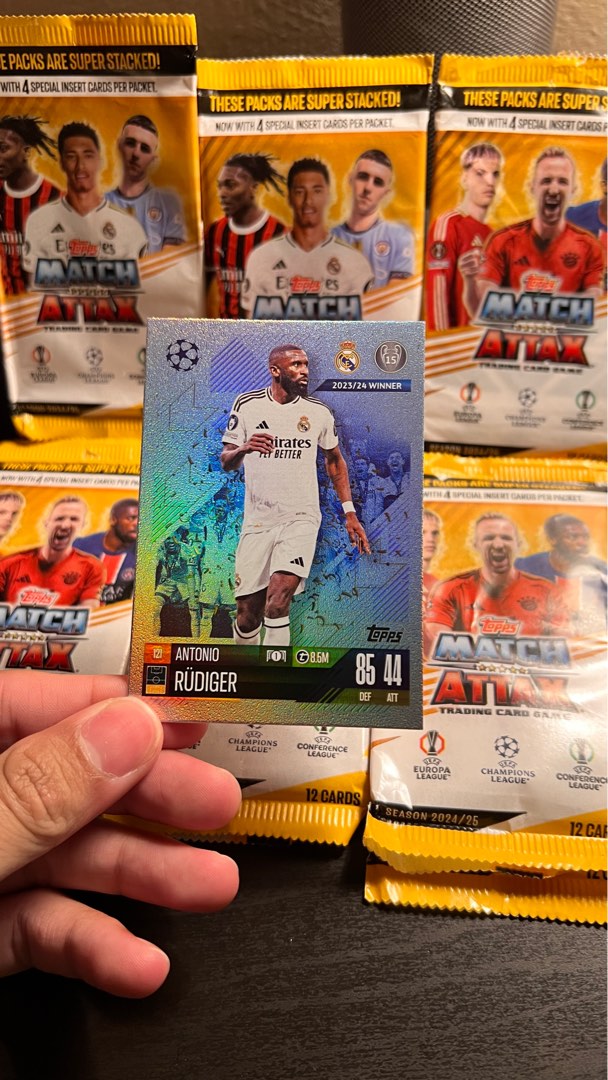 MATCH ATTAX 24/25 RUDIGER, Hobbies & Toys, Toys & Games on Carousell