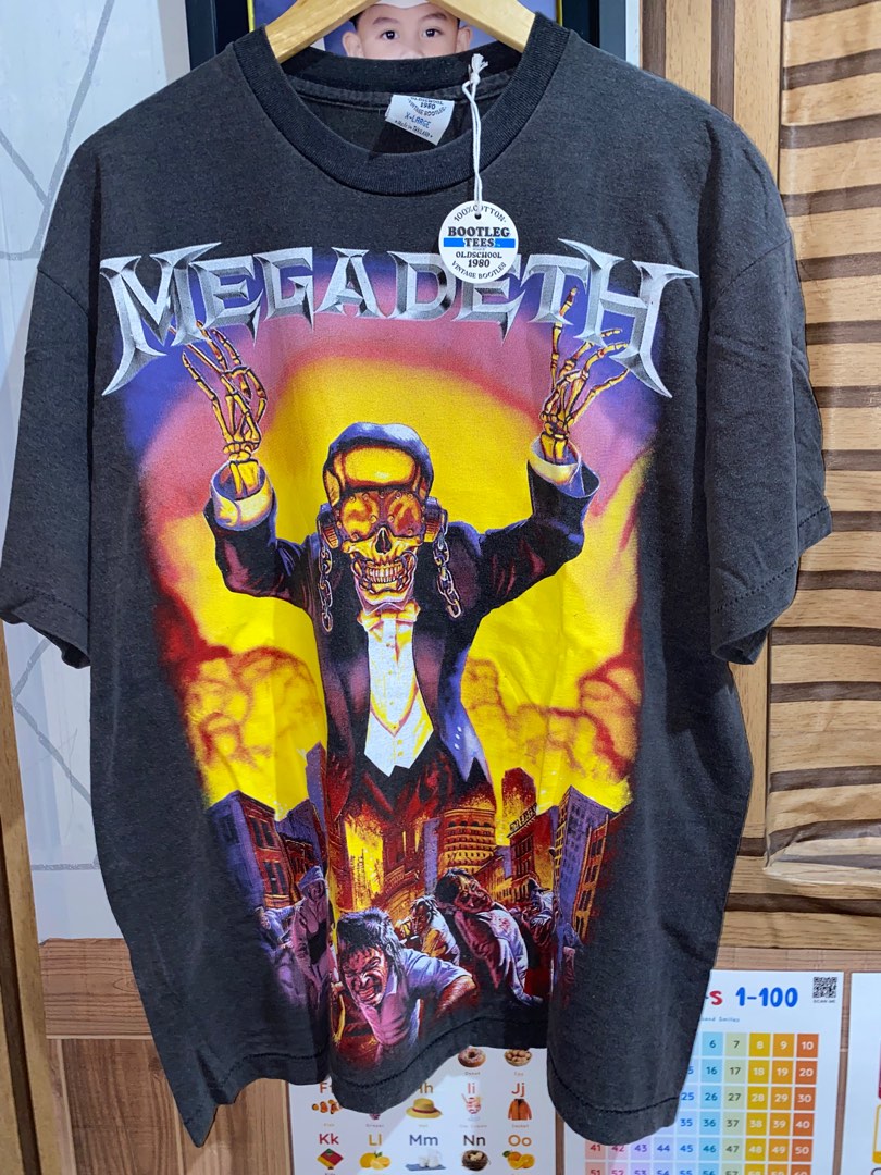 MEGADETH, Men's Fashion, Tops & Sets, Tshirts & Polo Shirts on Carousell