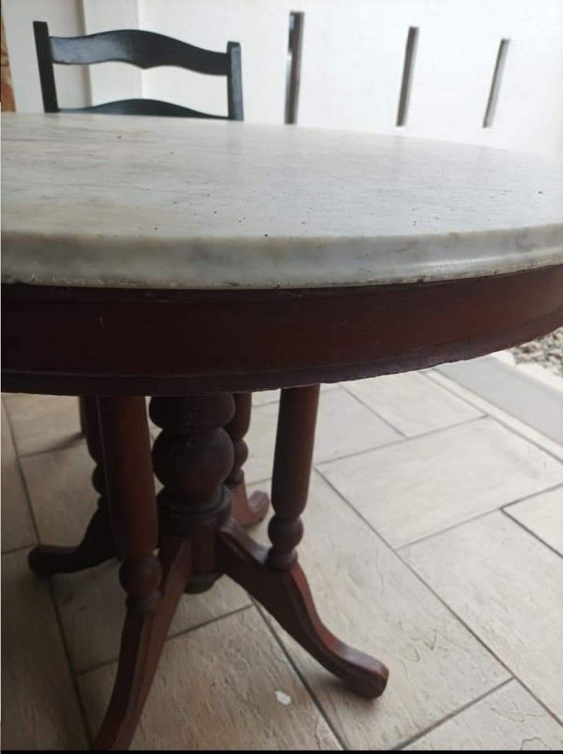 Meja Kopitiam 3 Kaki, Furniture & Home Living, Furniture, Other Home ...