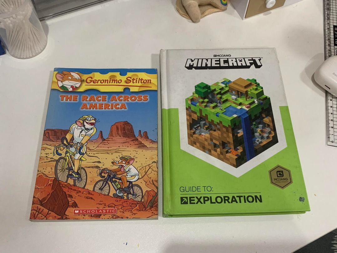 minecraft: guide to exploration & geronimo stilton: the race across ...