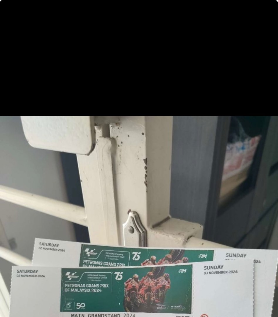 vip Moto gp grandstand physical ticket, Tickets & Vouchers, Event ...