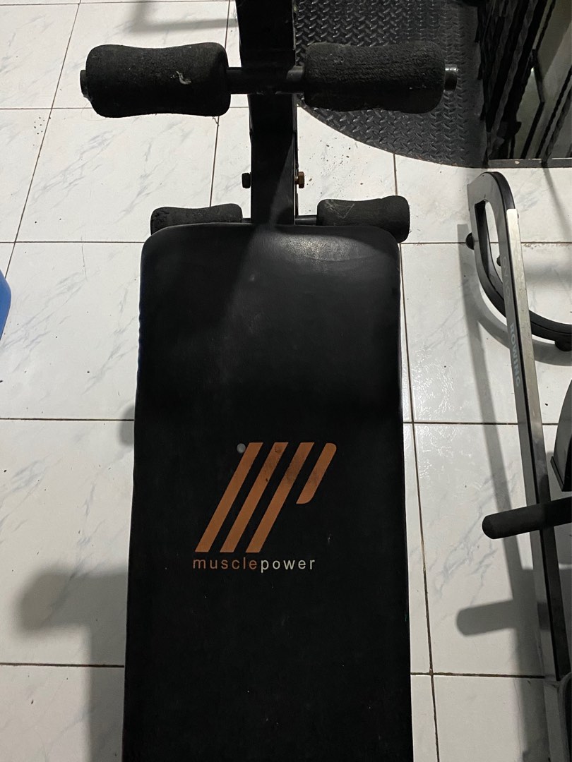 Muscle Power Sit-Up Adjustable Bench, Sports Equipment, Exercise ...