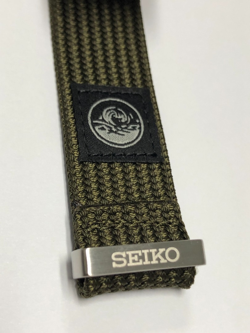 [New] Seiko Prospex SPB237 20MM GREEN Seichu Fabric Strap Genuine, Men ...