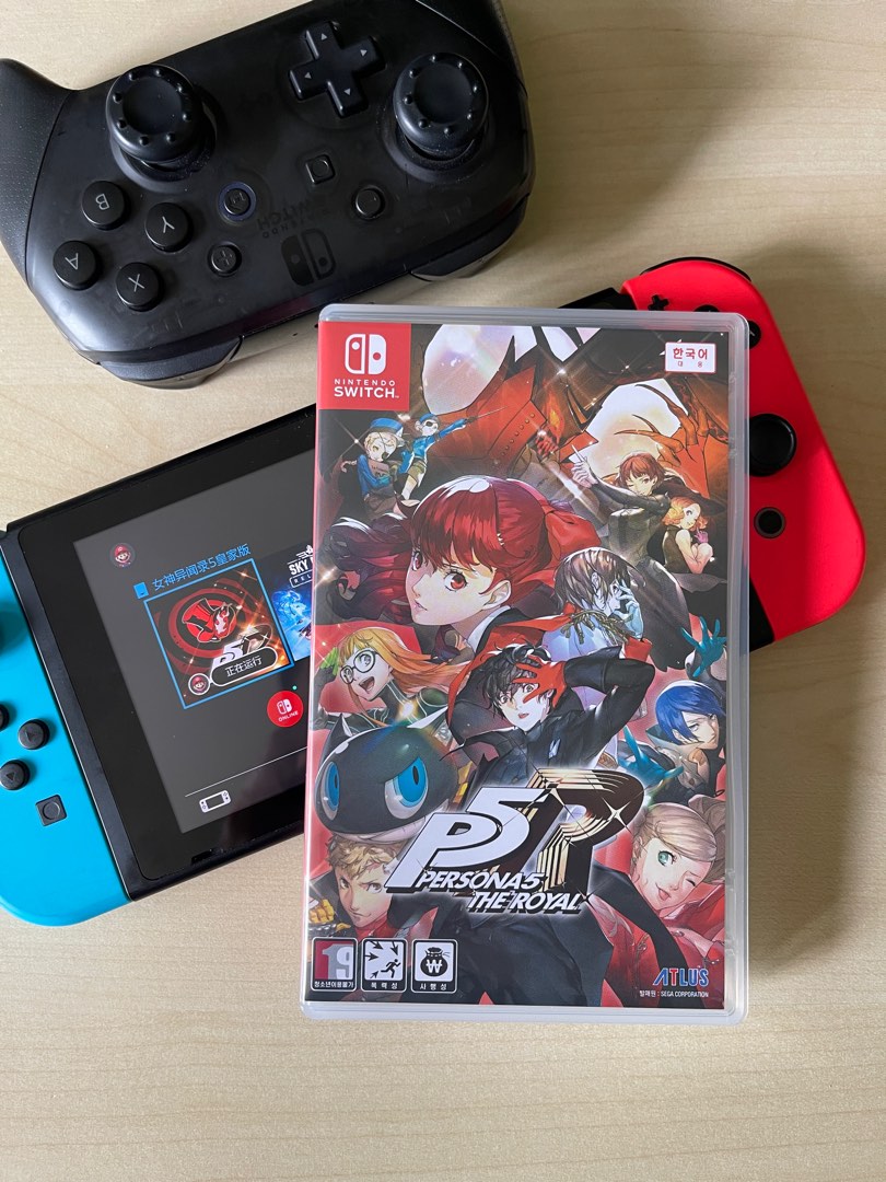 Nintendo Switch Persona 5 Royal Chinese Version, Video Gaming, Video ...