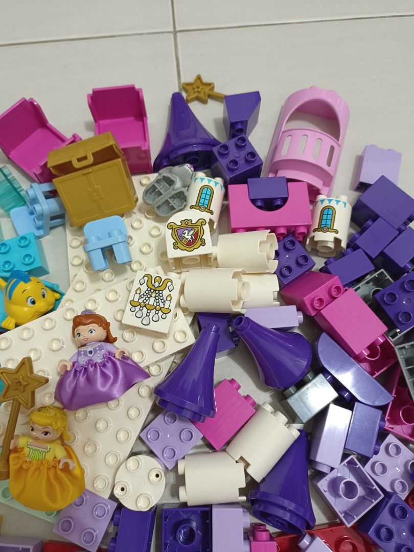 Original LEGO Duplo 10595 Sofia the First Royal Castle and 10922 Little ...