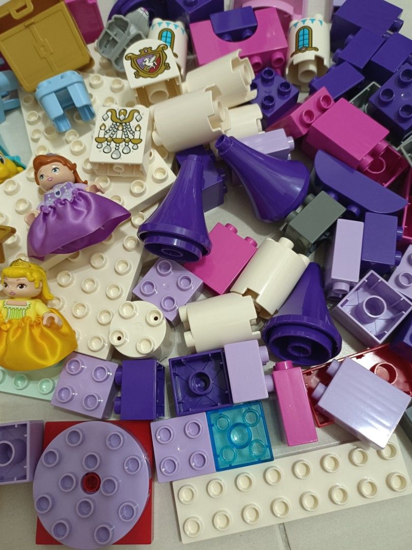 Original LEGO Duplo 10595 Sofia the First Royal Castle and 10922 Little ...