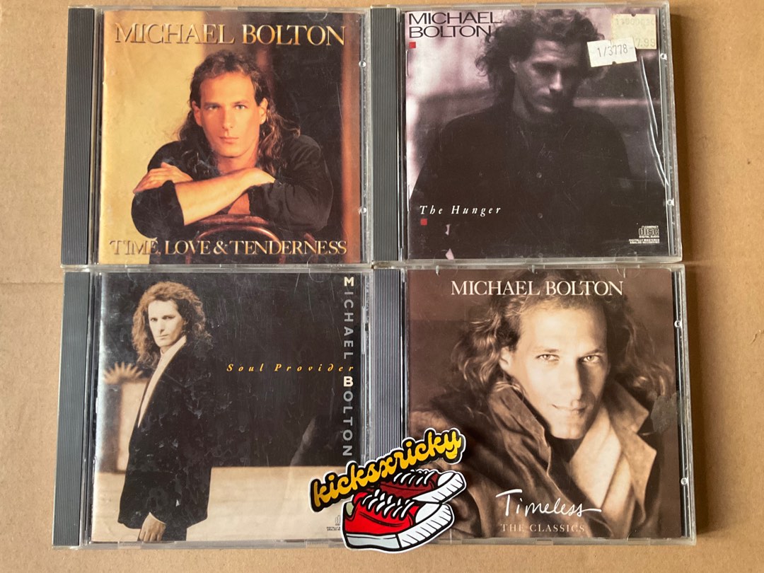 Original Michael Bolton Music CDs Time Love and Tenderness, The Hunger, Soul Provider, Timeless ...