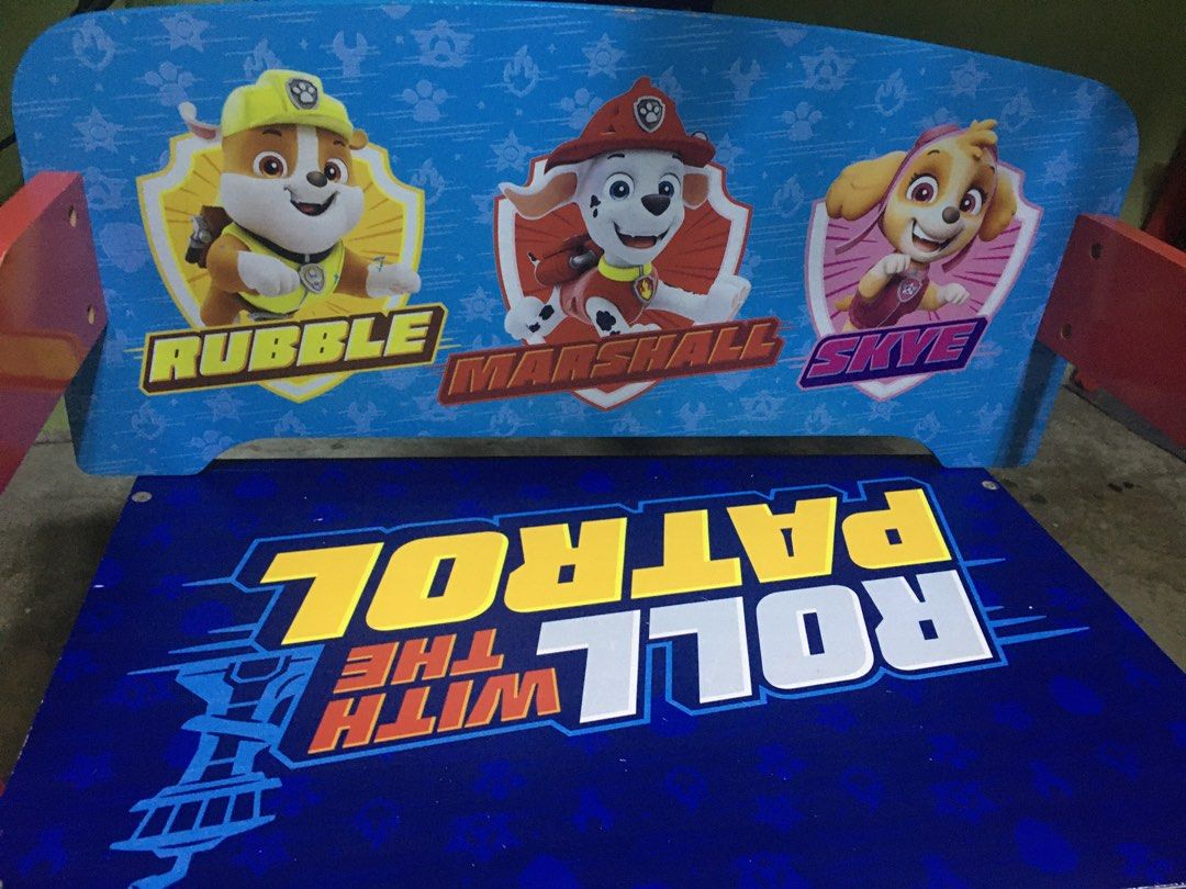 Paw Patrol 2 in 1 Functional Table, Babies & Kids, Baby Nursery & Kids ...