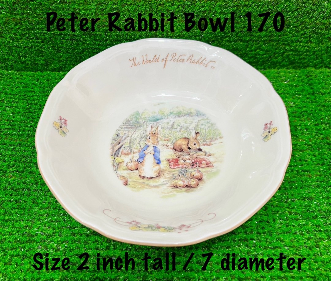 Peter Rabbit Ceramic Bowl, Furniture & Home Living, Kitchenware ...