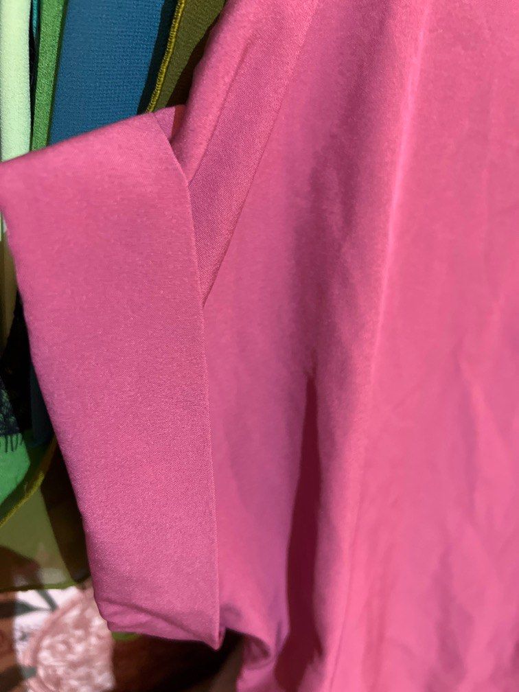 Pink belacan colour blouse, Women's Fashion, Tops, Blouses on Carousell